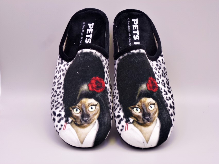 AMY WINEHOUSE pantoufles PETS ROCK La Pantouflerie d'Avril